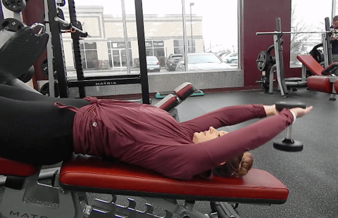 decline bench dumbbell pullover